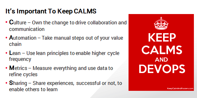 Keep CALMS and DevOps